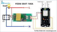 PZEM-004T V3 Module | Arduino & NodeMCU Code, Circuit, Pinout And Library