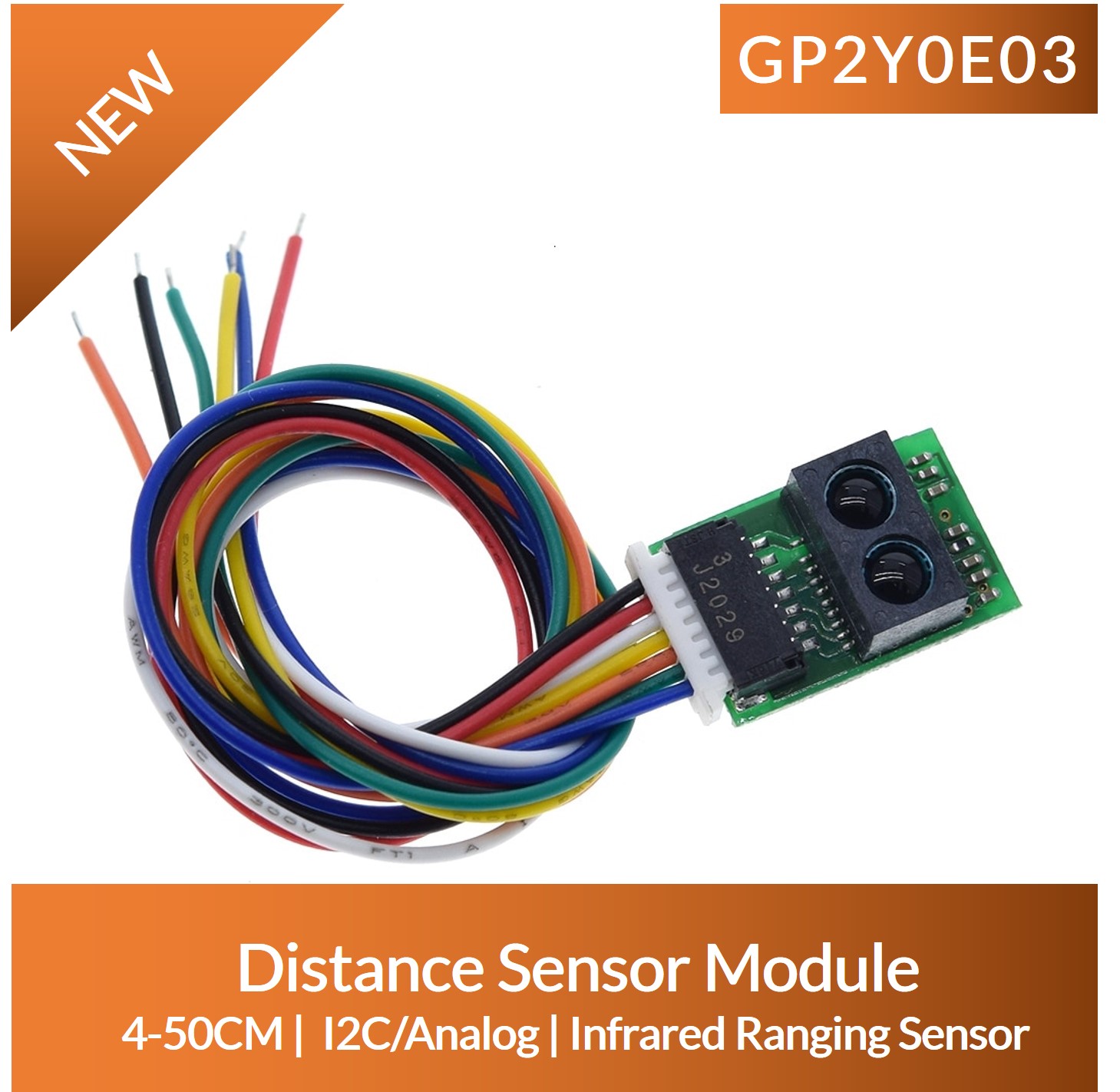 GP2Y0E03 Distance Sensor For Arduino | Code | Review | Price ...