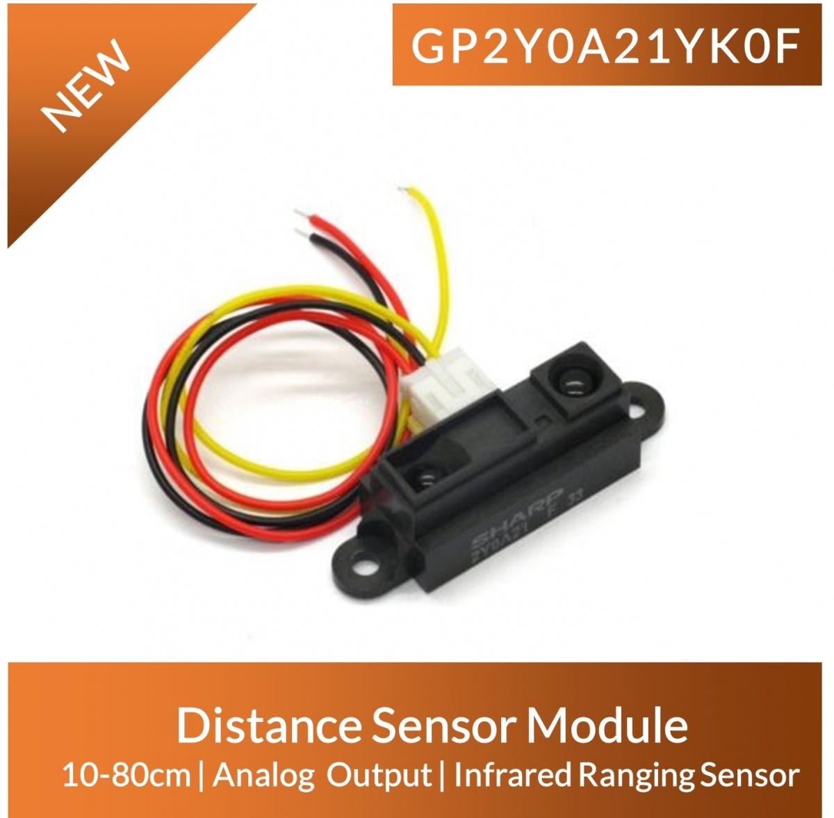 GP2Y0E03 Distance Sensor For Arduino | Code | Review | Price ...