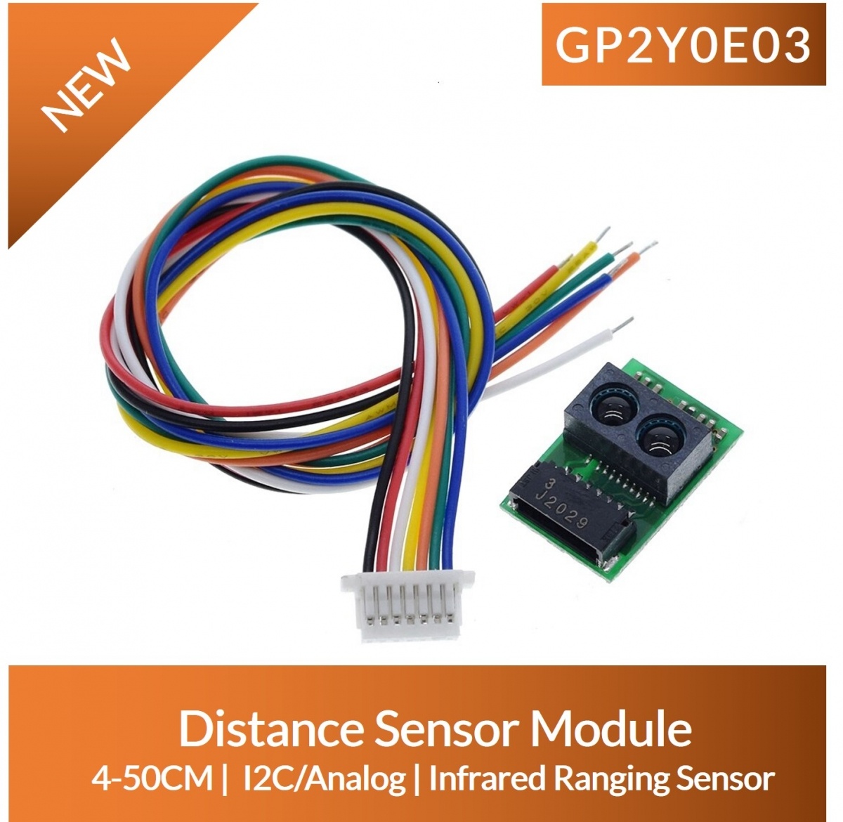 GP2Y0E03 Distance Sensor For Arduino | Code | Review | Price | Specifications