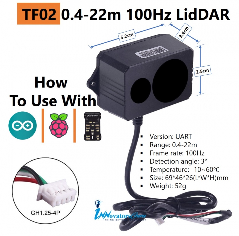 TF02 Lidar For Arduino And Pixhawk | How To Use